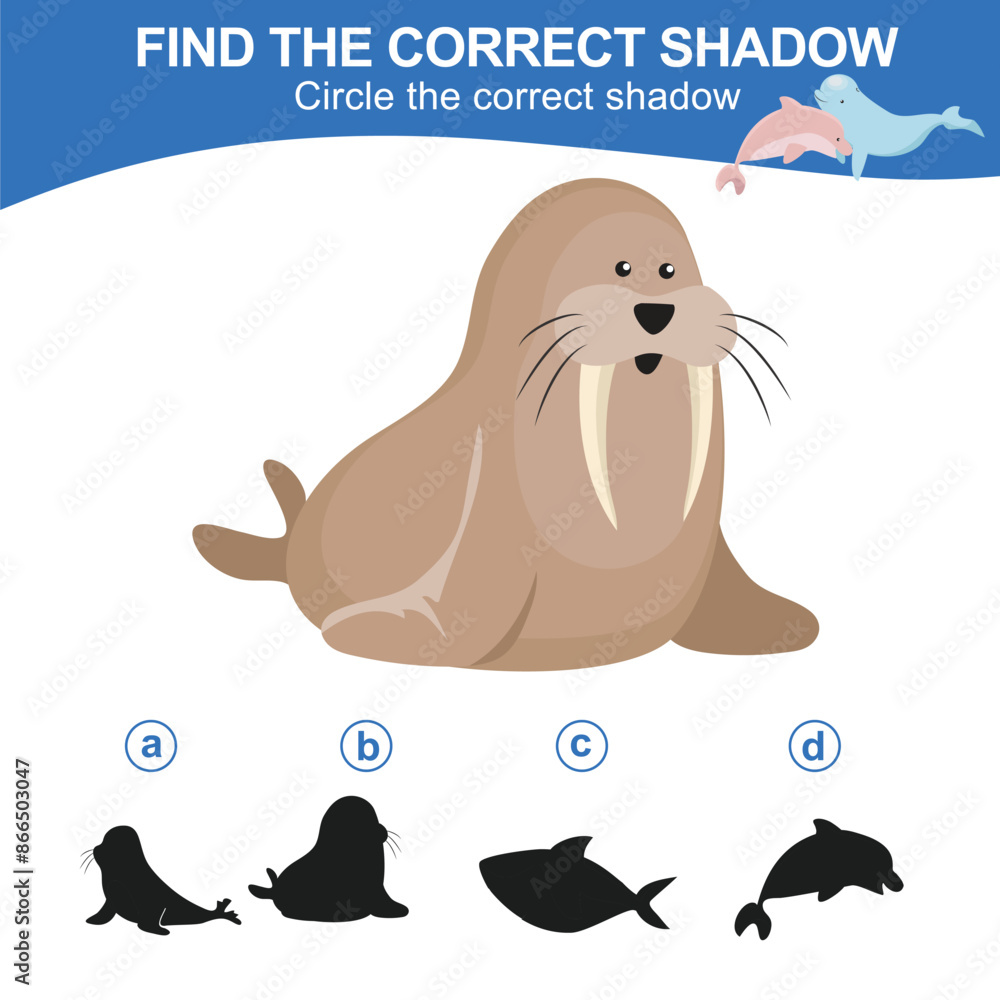 Find the correct shadow. Worksheet for kid. Matching shadow game for ...
