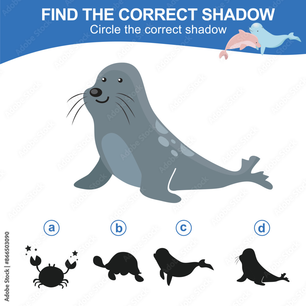 Find the correct shadow. Worksheet for kid. Matching shadow game for ...