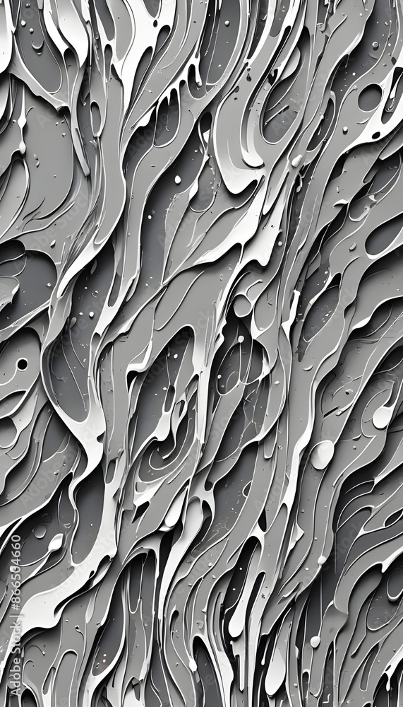 Paint effect. Wavy background. Hand drawn waves. Stripe texture with ...