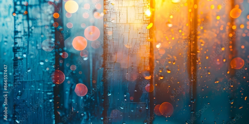 Creating a Vintage Film Aesthetic with Blue Distressed Glass and ...