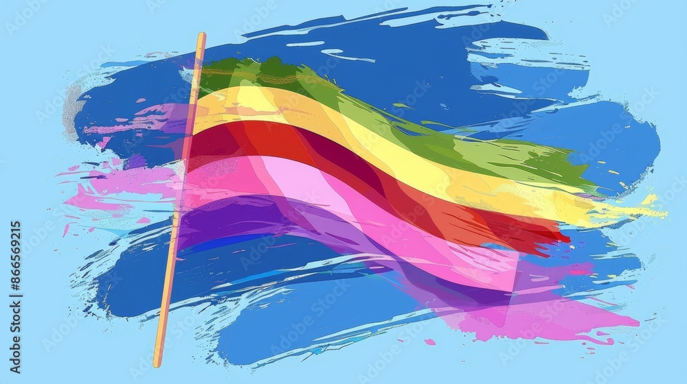 Gay Pride Month Lettering. Modern transgender flags, transgender and ...