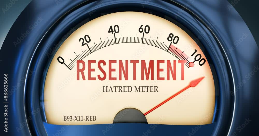 Resentment and Hatred meter that is in full, hitting the end of the ...
