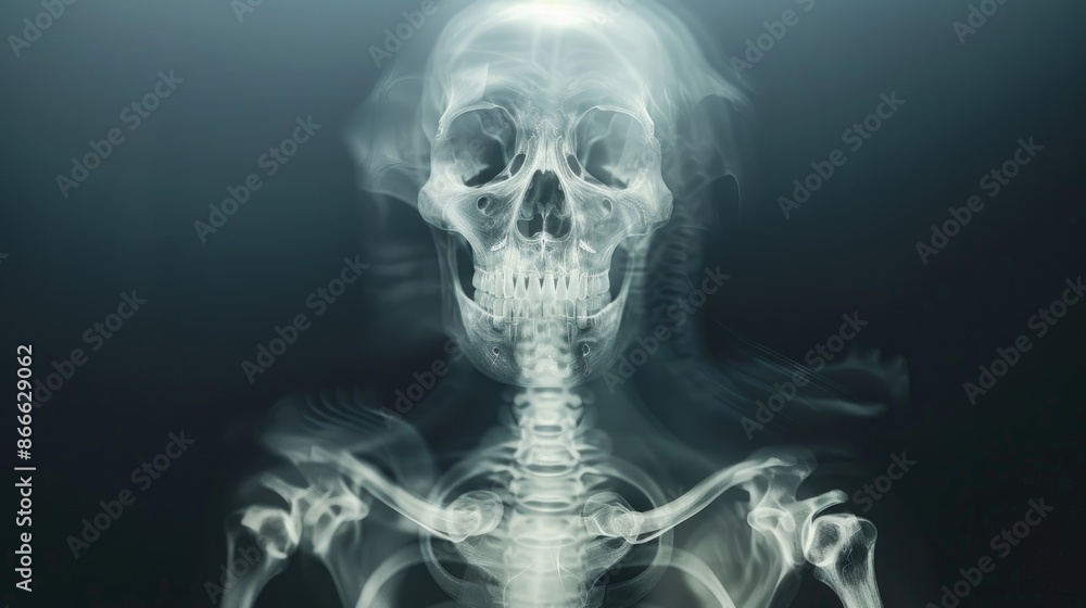 Explore the human form: An X-ray image revealing the intricate details ...