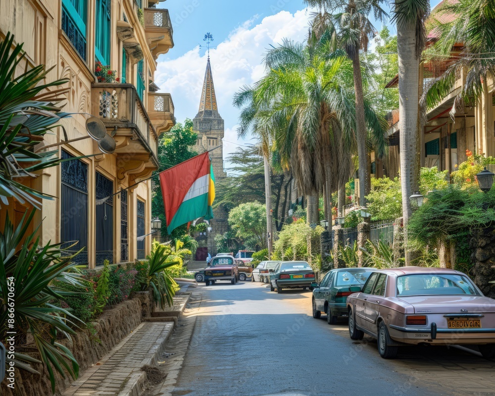 Foto de The historic city of Nairobi, Kenya, known for its colonial ...