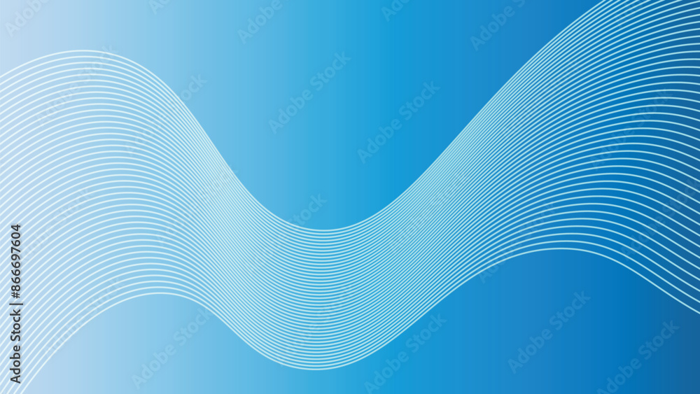 Abstract wavy line background, wavy pattern, stylish line art and web ...