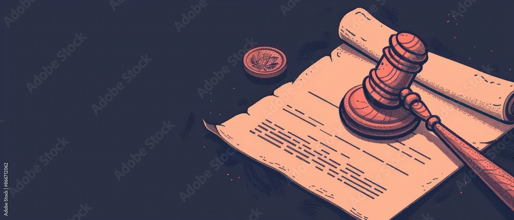 A detailed depiction of a warrant with a judges signature and a legal ...