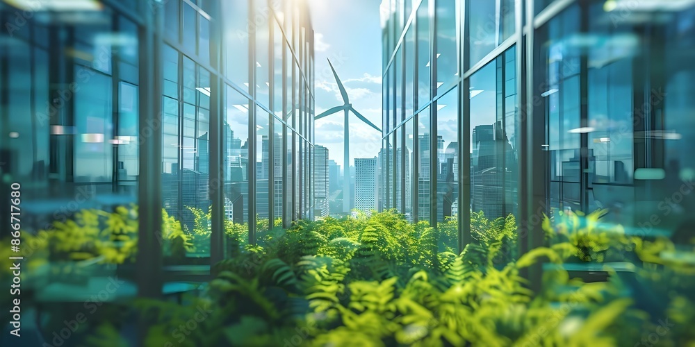 Corporate report on sustainable practices in green energy sectors and ...