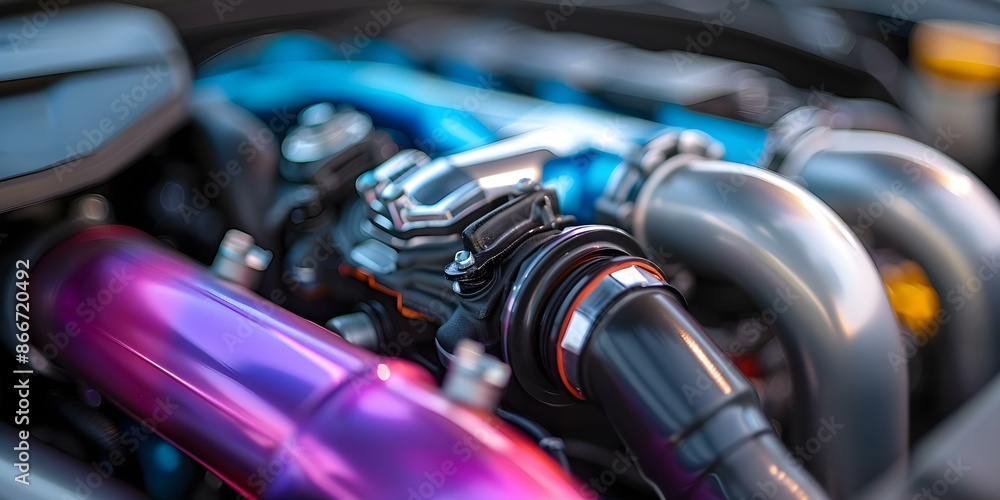 Visualizing the Internal Mechanics of a Car Engine in Full Color During ...