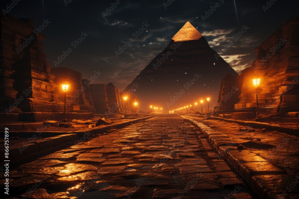 Cairo, Egypt, the Pyramids of Giza (Pyramids of Giza), including the ...