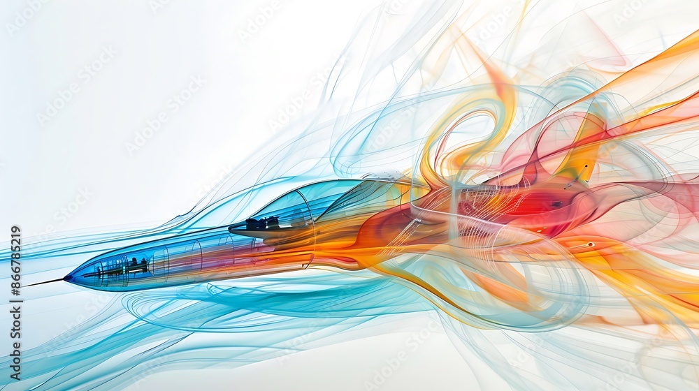 Educational chart Fluid Dynamics detailing principles of fluid flow ...