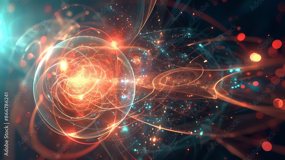 Educational chart on Quantum Superposition explaining the concept of ...