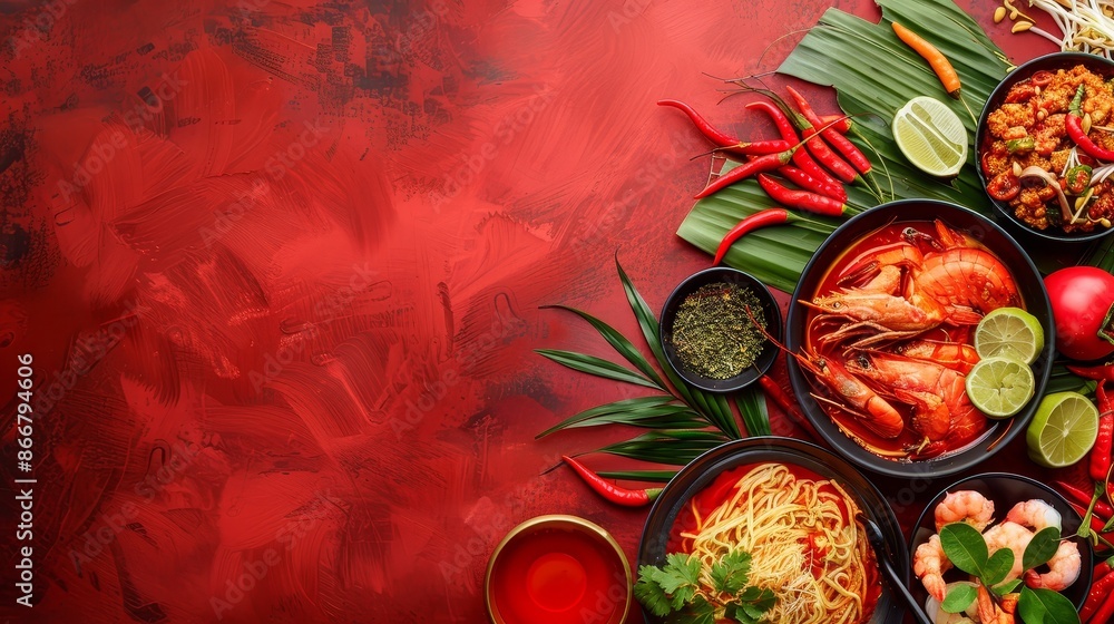 Tantalizing Singaporean Flavors Captured in Vibrant Studio Wallpaper ...