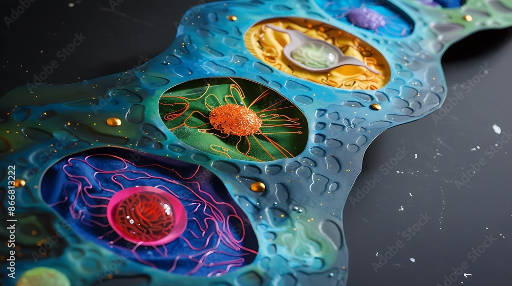 Visual aid explaining the phases of mitosis prophase metaphase anaphase ...