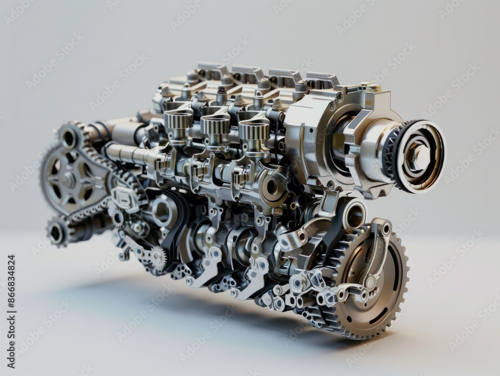 Explore detailed explanations of car engine parts and gears anatomy ...