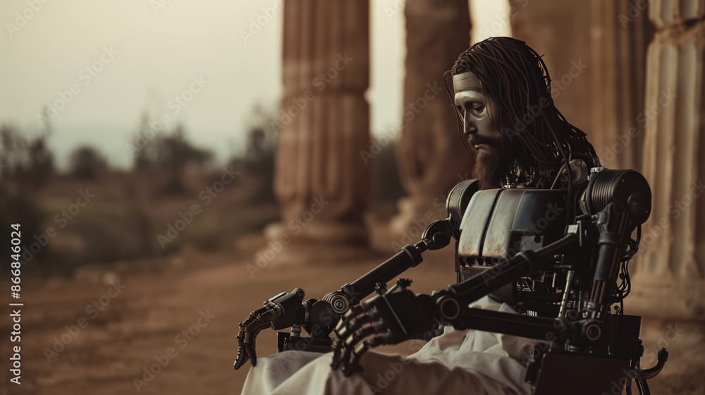 Robot AI, The resurrected Jesus Christ ascending to heaven God, Heaven ...