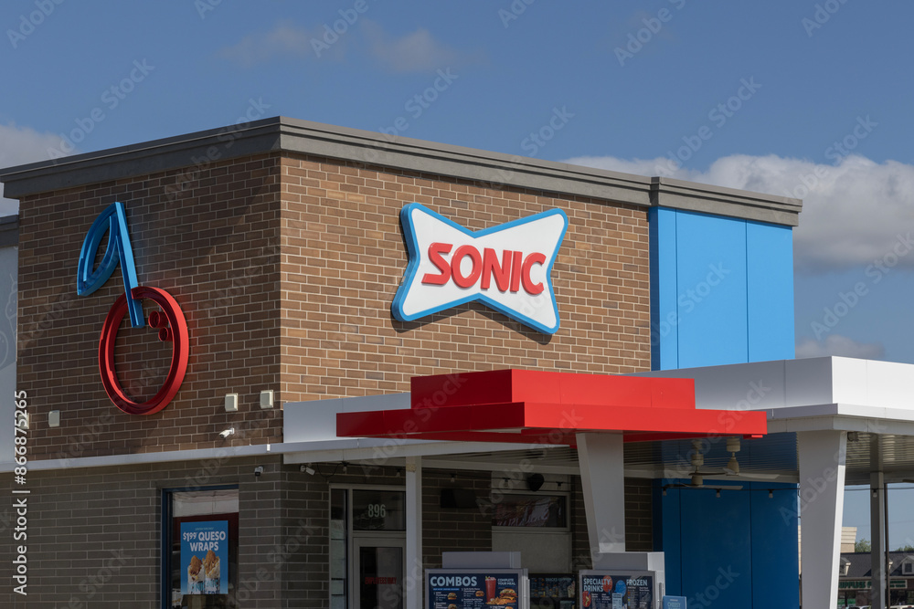 Sonic Drive-In Fast Food Location. Sonic is a Drive-In Restaurant Chain ...
