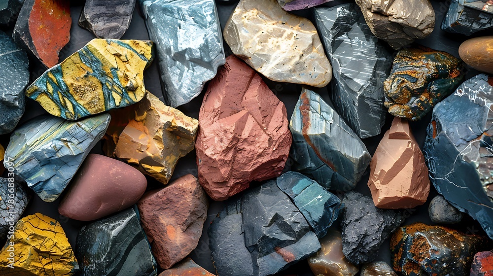 Educational chart showing the major types of rocks igneous sedimentary ...