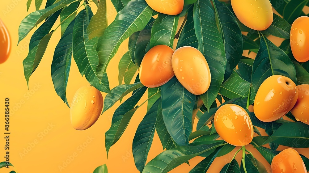 Infographic focusing on the Mango Mangifera indica highlighting its ...