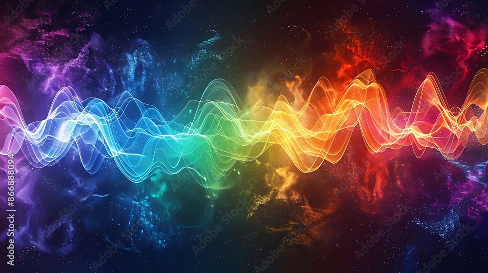 Comparative chart illustrating different region of electromagnetic ...