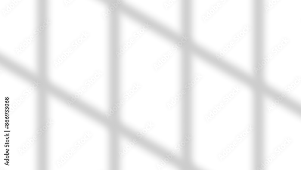 Window Frame Gobo Effect on a transparent background, 4k UHD. Realistic ...