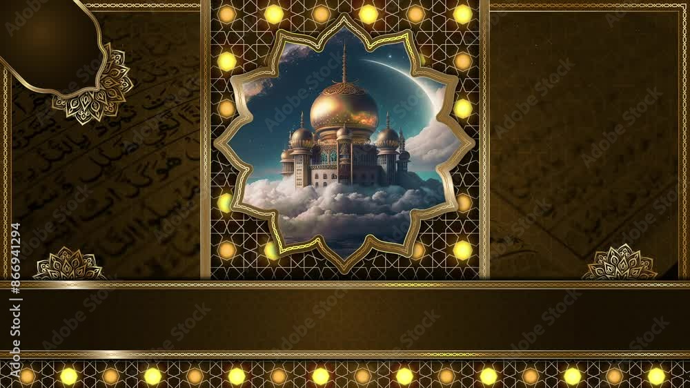 luxury arabic islamic Background , muslim design for Holy Quran ...