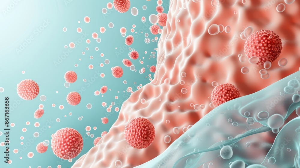 Cellular membrane transport processes, depicting diffusion, osmosis ...