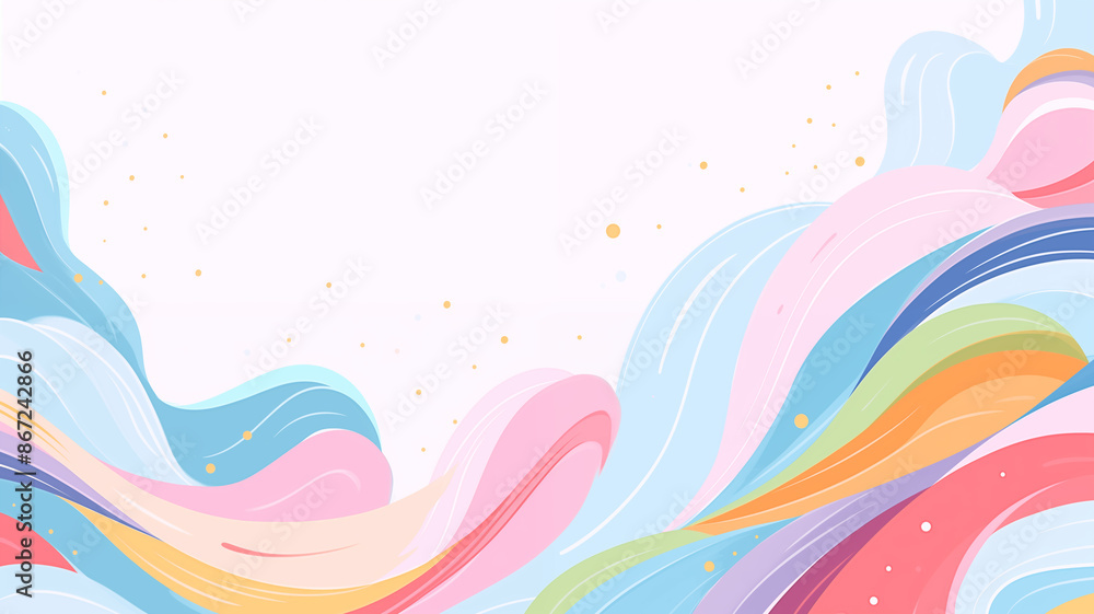 Hand drawn cartoon cute and sweet PPT background Stock Illustration ...