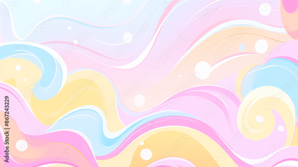 Hand drawn cartoon cute and sweet PPT background Stock Illustration ...