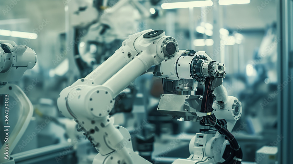 Intelligent industrial robot arm for digital factory production ...