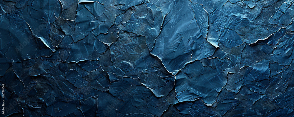 Foto de Background and texture for a design in navy blue abstraction ...