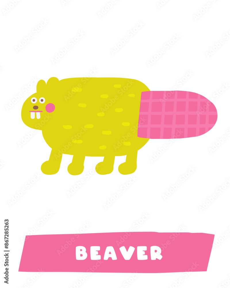Learn swamp nature flashcard. Learning English words for kids. Cute ...