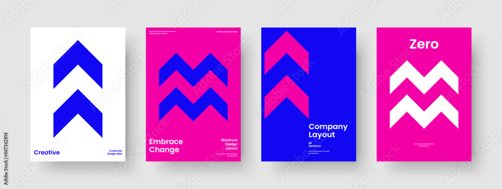 Geometric Poster Template. Abstract Brochure Design. Isolated Banner ...