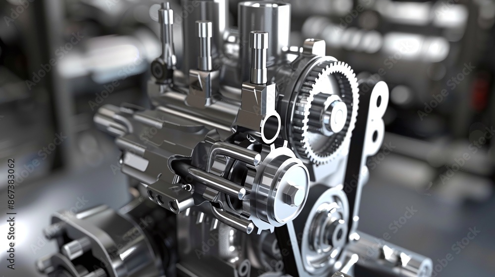 Explore detailed explanations of car engine parts and gears anatomy ...