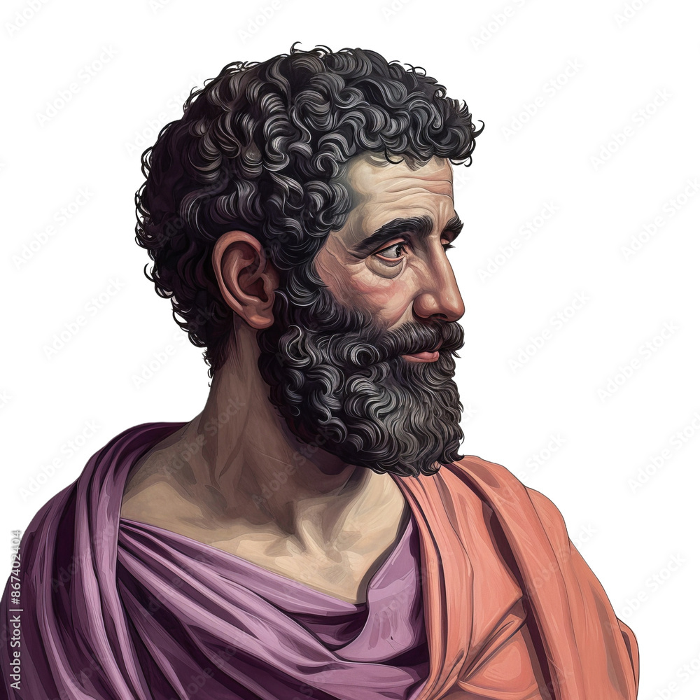 "Anaximenes of Miletus Transparent PNG - Profile of Renowned Ancient ...