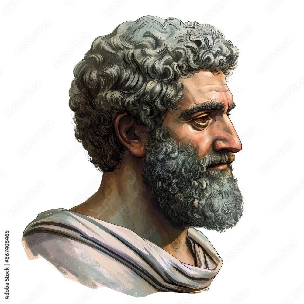 Anaximenes of Miletus Philosopher - Transparent PNG Profile Image for ...