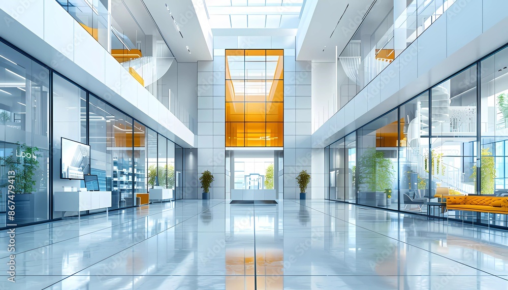 Ethical Leadership and Corporate Integrity, corporate headquarters with ...