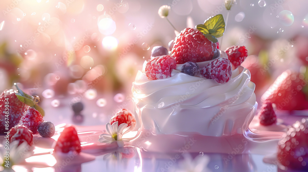Produce a visual representation of a yogurt commercial filming location ...