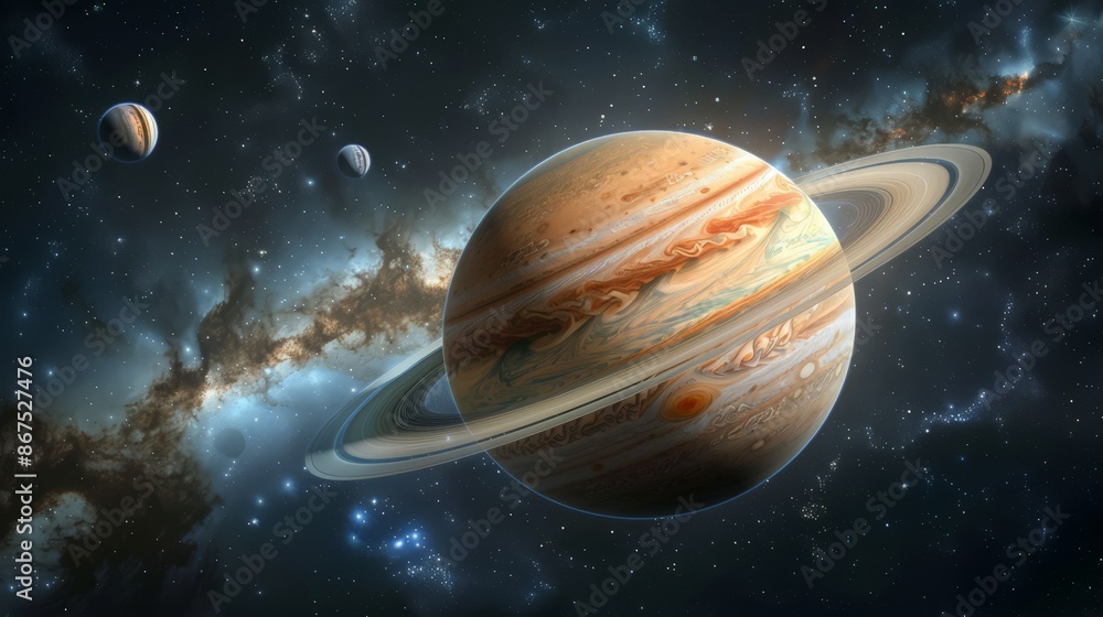 The outer planets of the solar system, Jupiter, Saturn, Uranus, and ...