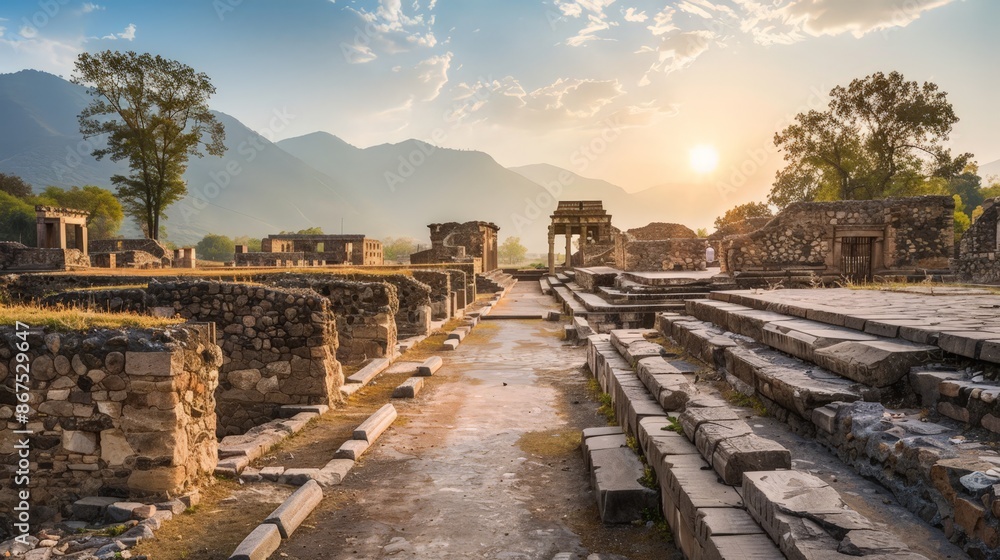 The ruins of ancient cities like Pompeii and Mohenjo-daro offer ...