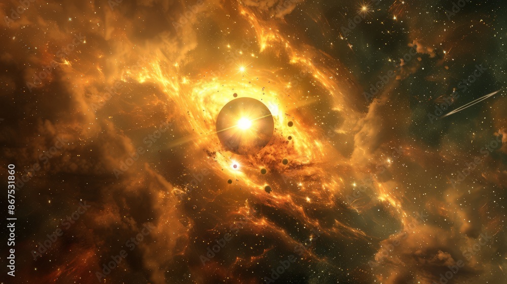 The solar system formed approximately 4.6 billion years ago from a ...