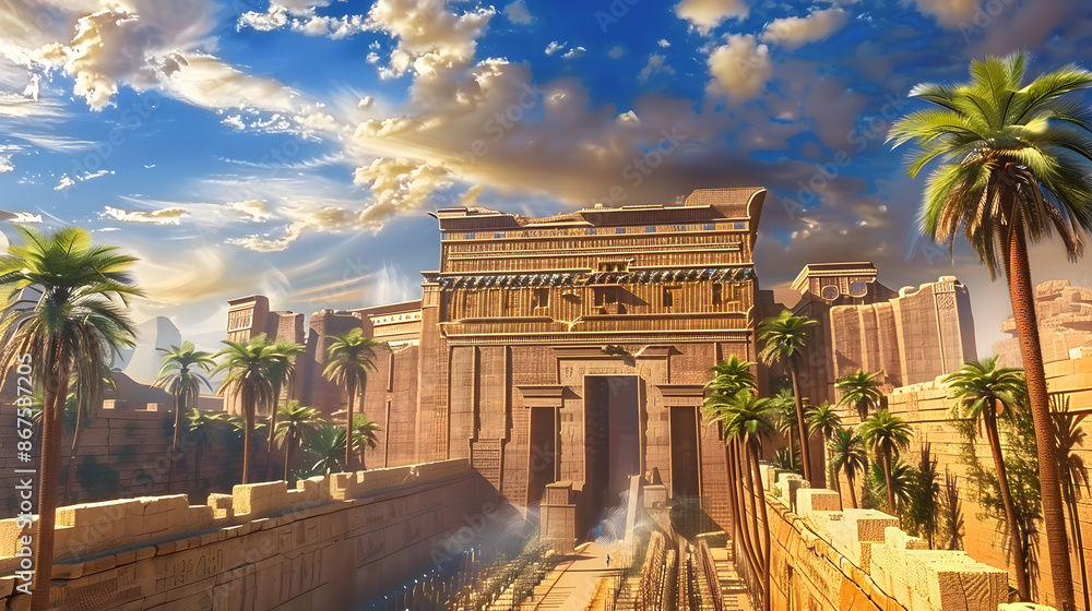 Capital of Babylonian Empire: Ancient city of Babylon ruled by native ...