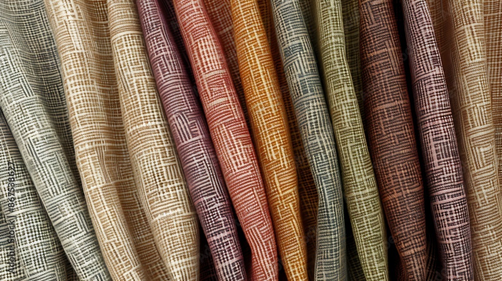 Design a fabric texture background with woven patterns and soft, muted ...