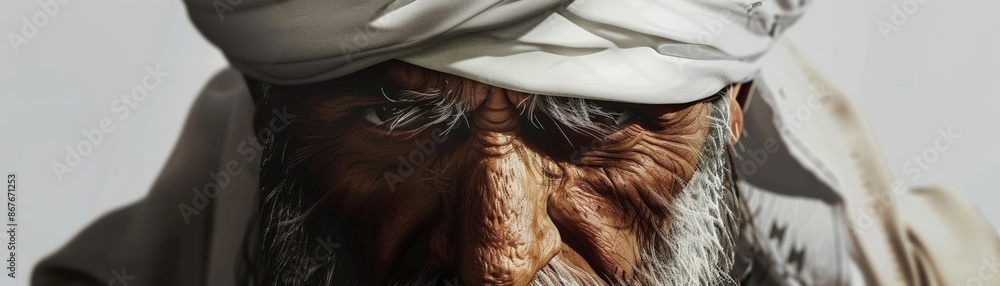 3D vector art of an angry Islamic figure in financial turmoil ...