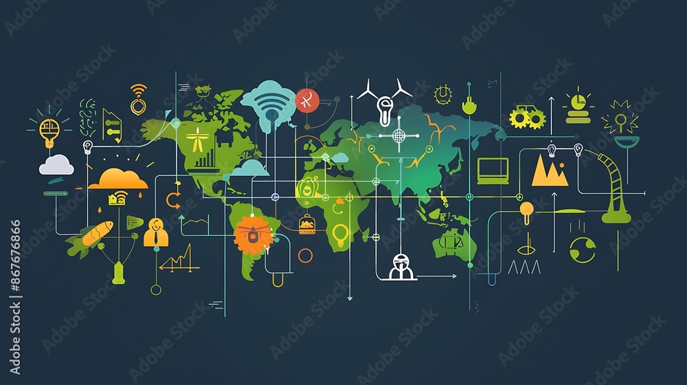 Mind map illustrating the causes and effects of global warming ...