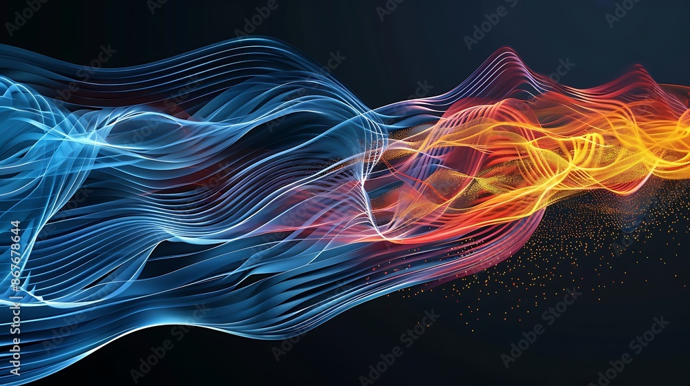 Educational chart Fluid Dynamics detailing principles of fluid flow ...