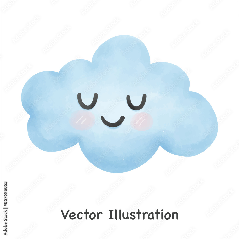 Cute cartoon clouds, Cute clouds, Sky cloud, Cloud vector, Blue cloud ...