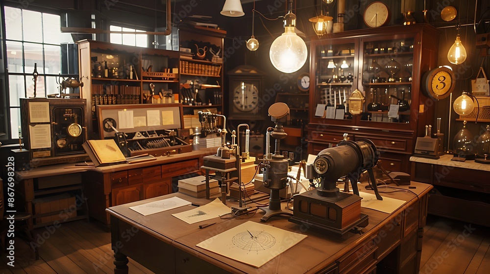 Explore innovative workshop of Thomas Edison as he develops the ...