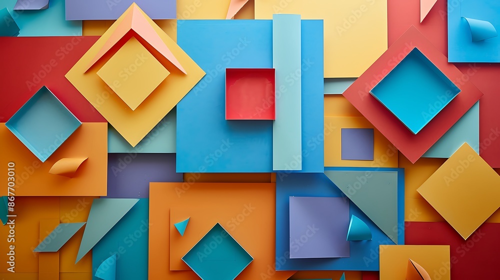 ภาพประกอบสต็อก Educational chart on Quadrilaterals explaining ...