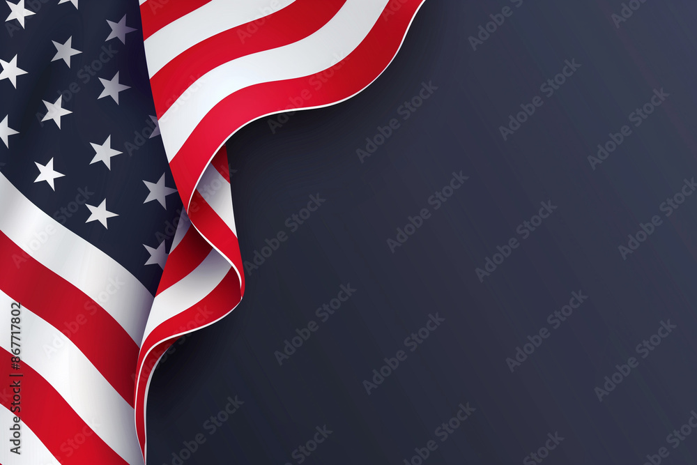 Patriot Day Vector Banner Design with USA Flag in 4K Resolution for ...