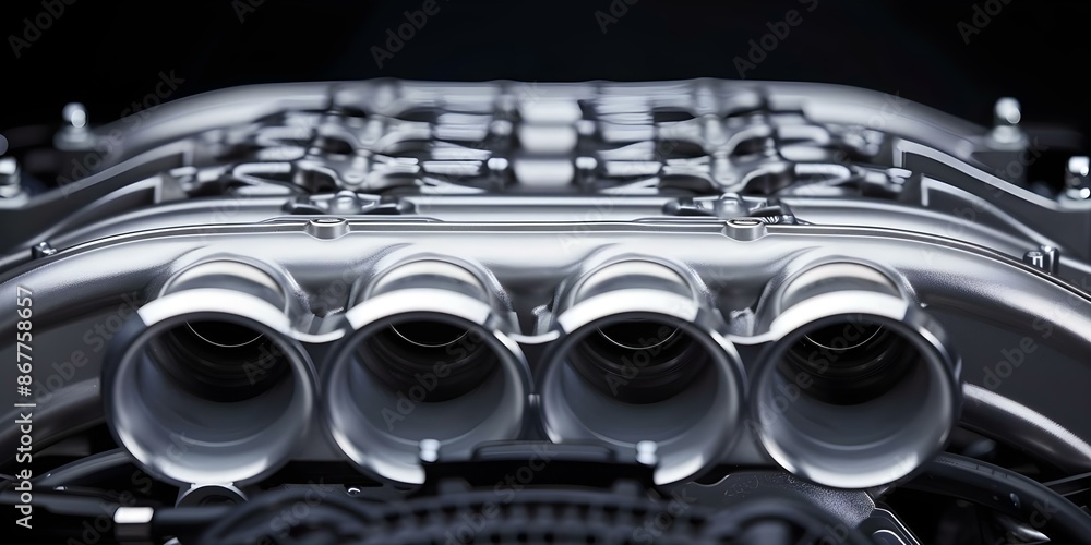 Displaying Elaborate Custom Intake Manifold in a Chic Studio Setting ...